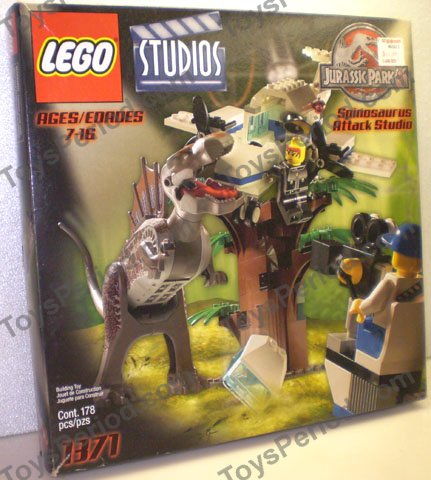 LEGO 1371 Spinosaurus Attack Studio Instructions and Parts List