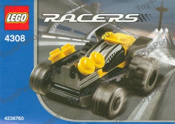 LEGO 4308 Racing Car Polybag Instructions and Parts List