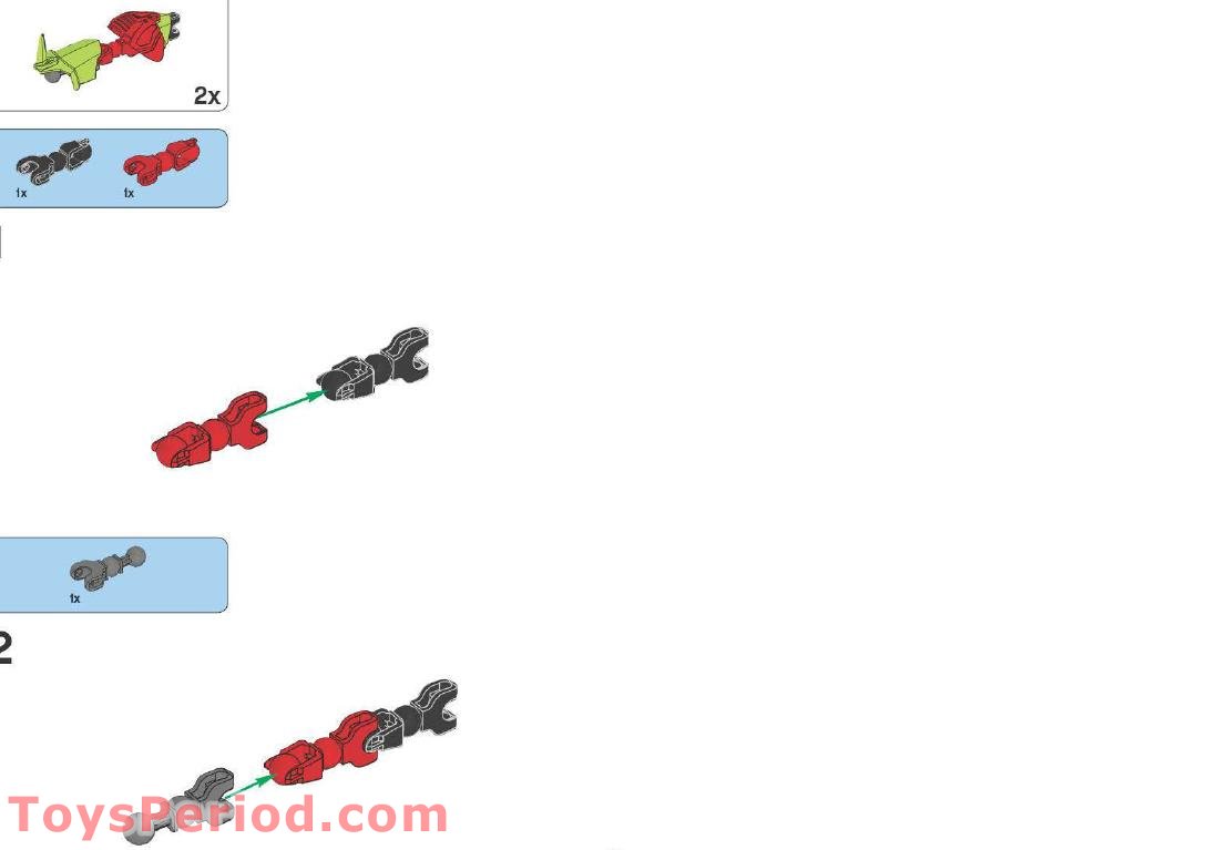 LEGO 6218 Splitface Instructions and Parts List