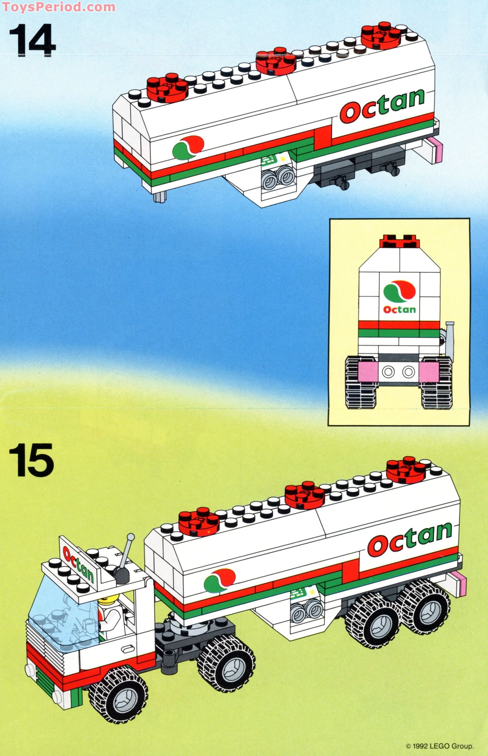 LEGO 6594 Gas Transit Instructions and Parts List