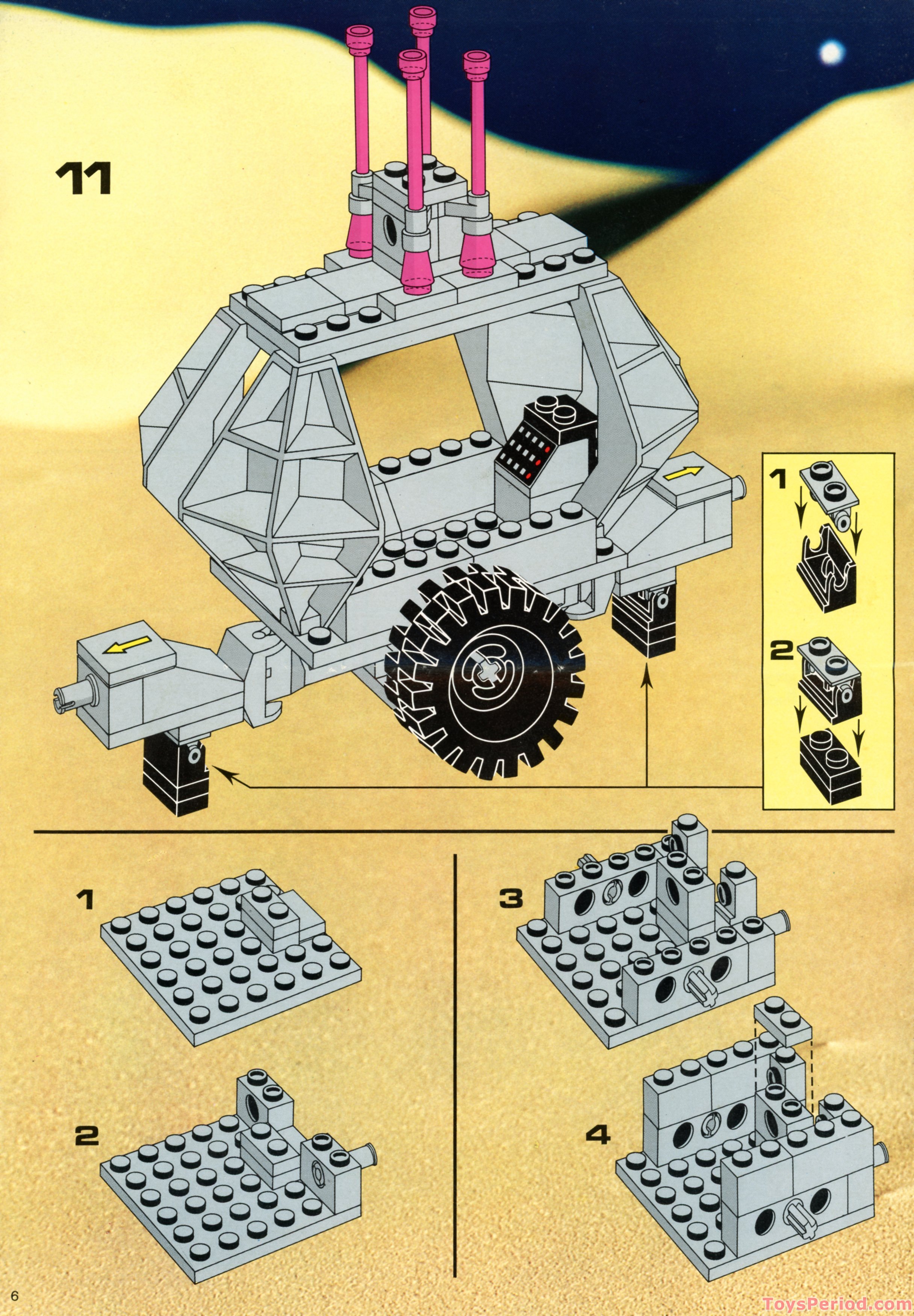 LEGO 6952 Solar Power Transporter Instructions and Parts List
