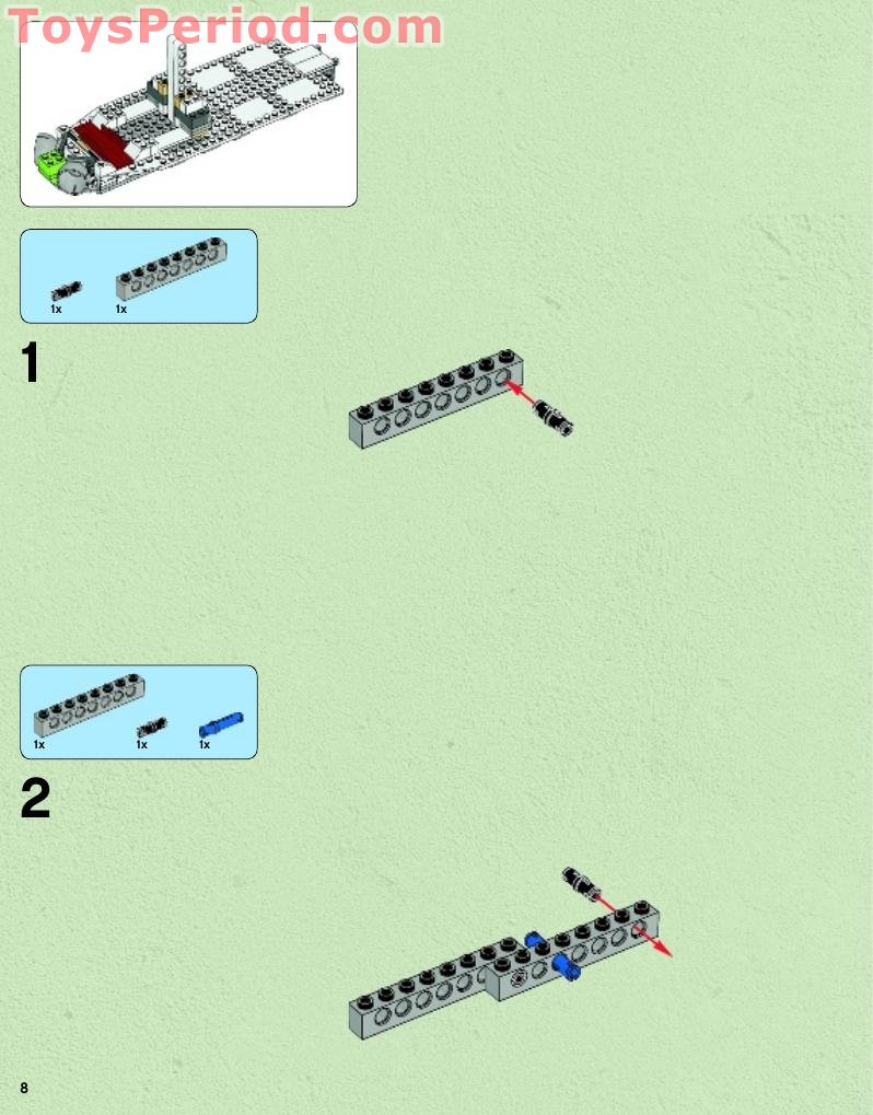 LEGO 75021 Republic Gunship Instructions and Parts List