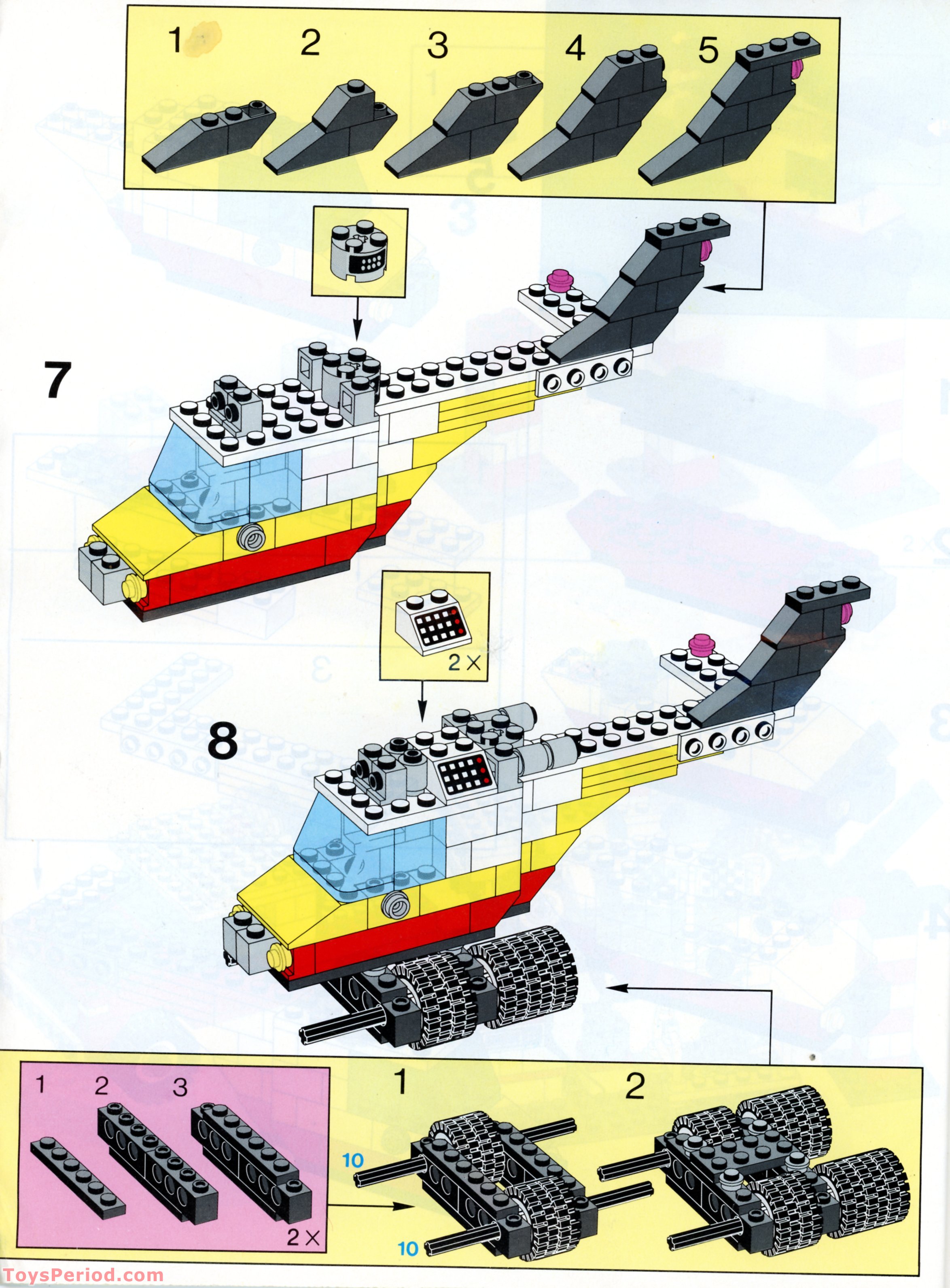 LEGO 715 Basic Building Set 7 Plus Instructions and Parts List
