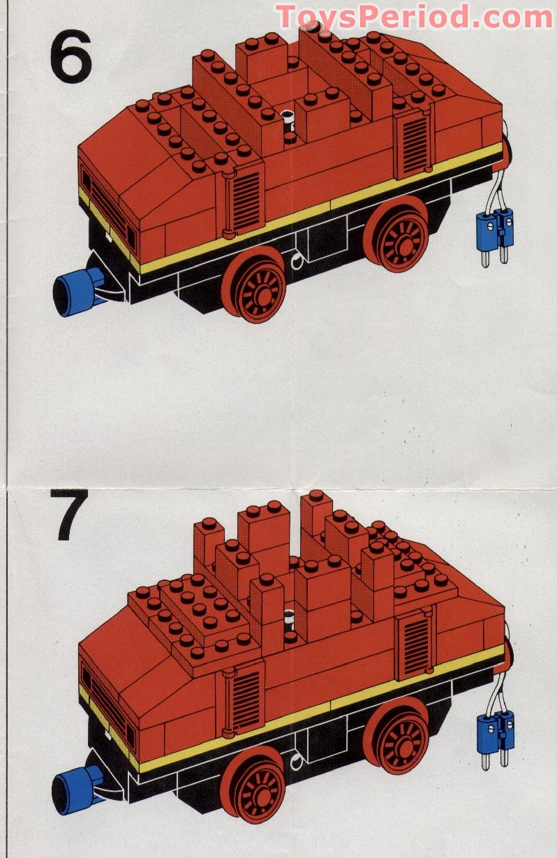 LEGO 183 Complete Train Set with Motor and Signal Instructions and ...