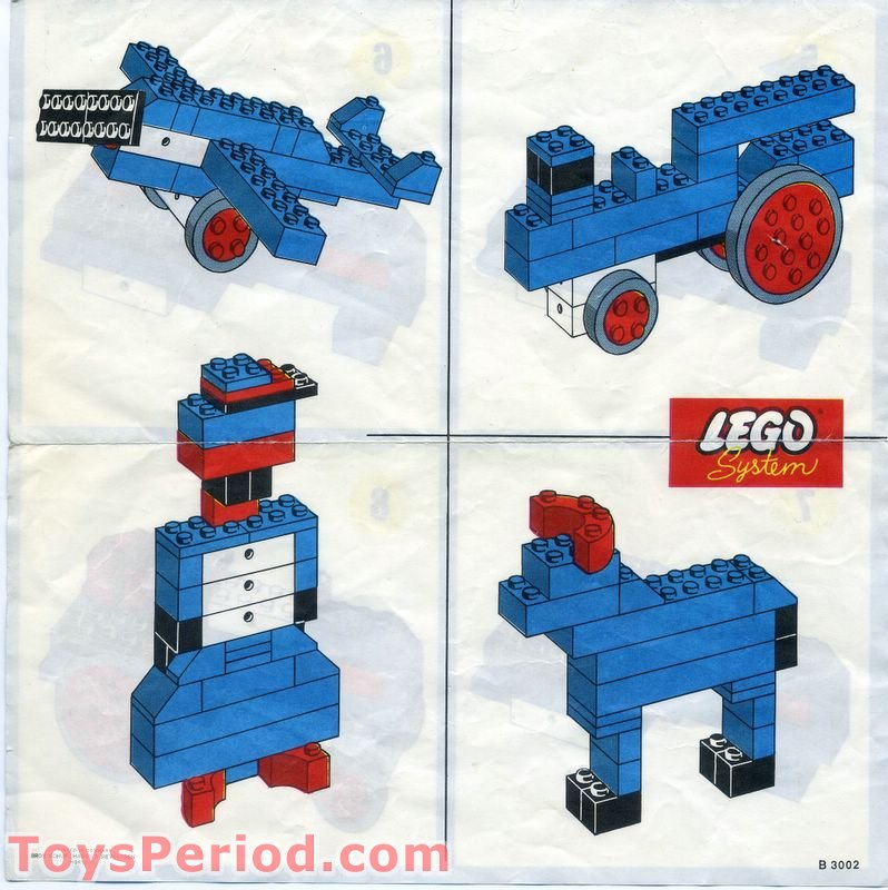 LEGO 316-2 Farm Tractor Instructions and Parts List