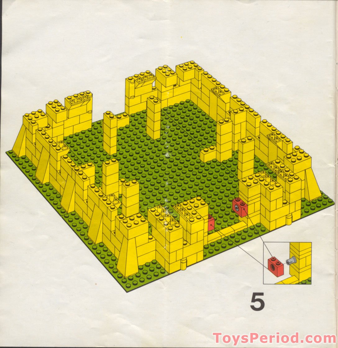 LEGO 375-2 Castle Instructions and Parts List
