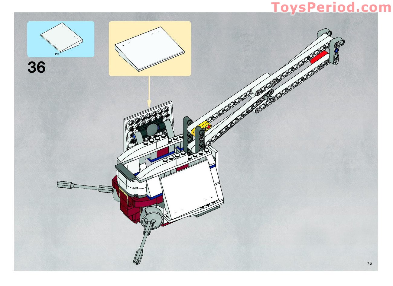 LEGO 10195 Republic Dropship with AT-OT Set Parts Inventory and ...
