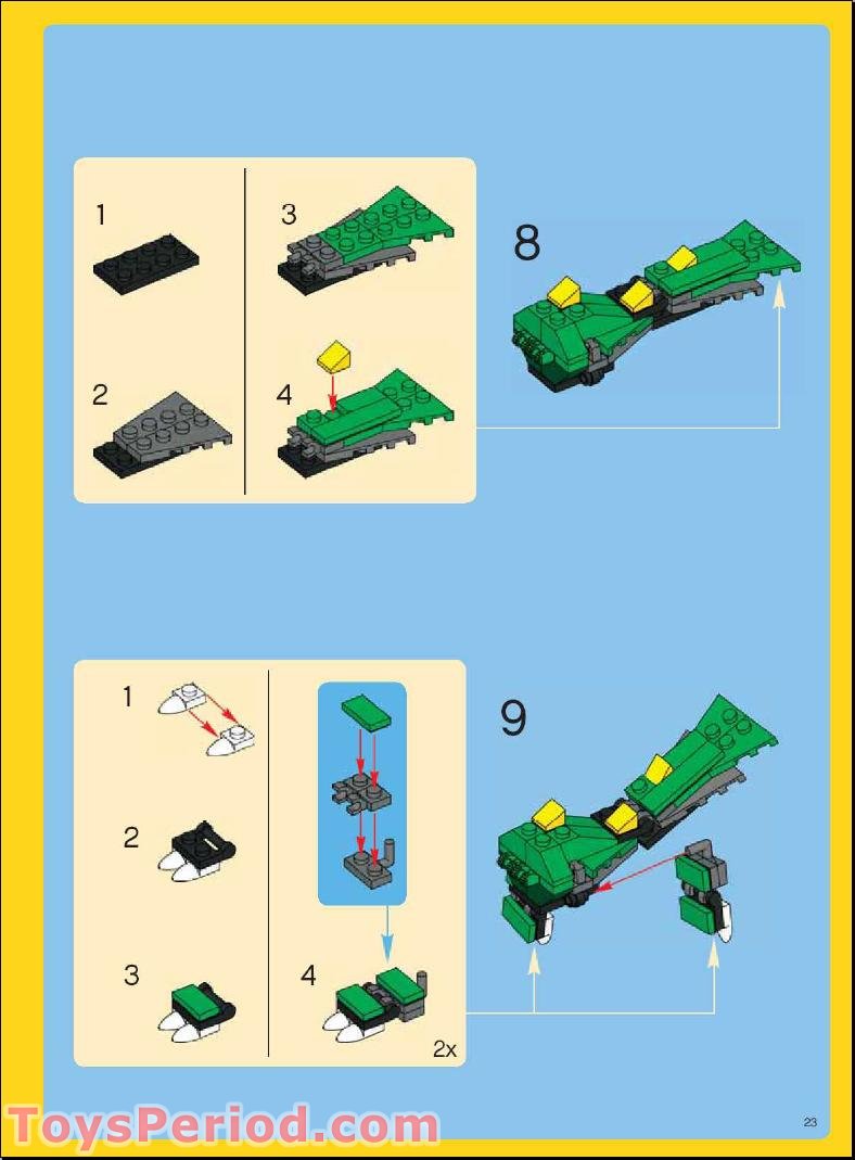 LEGO 4894 Mythical Creatures Instructions and Parts List