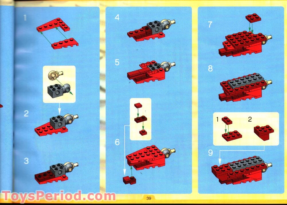 LEGO 4507 Prehistoric Creatures Instructions and Parts List