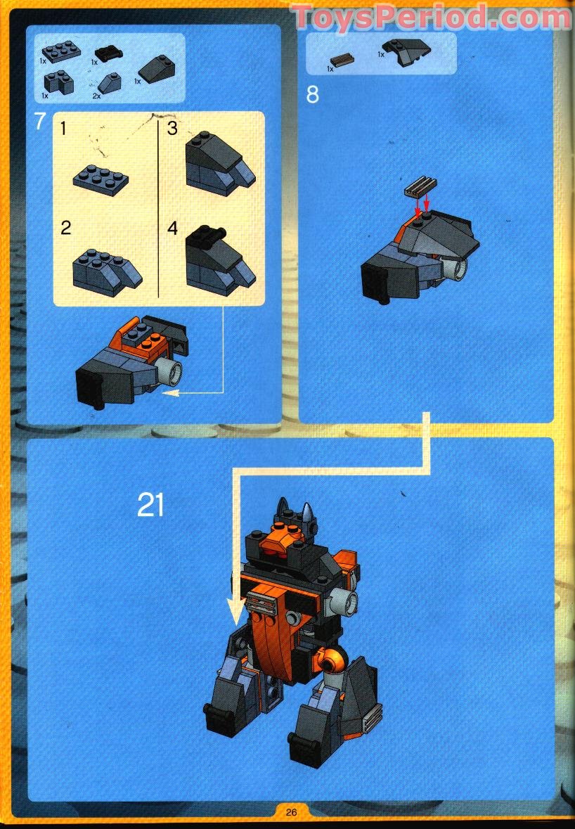 LEGO 4508 Titan Xp Instructions and Parts List