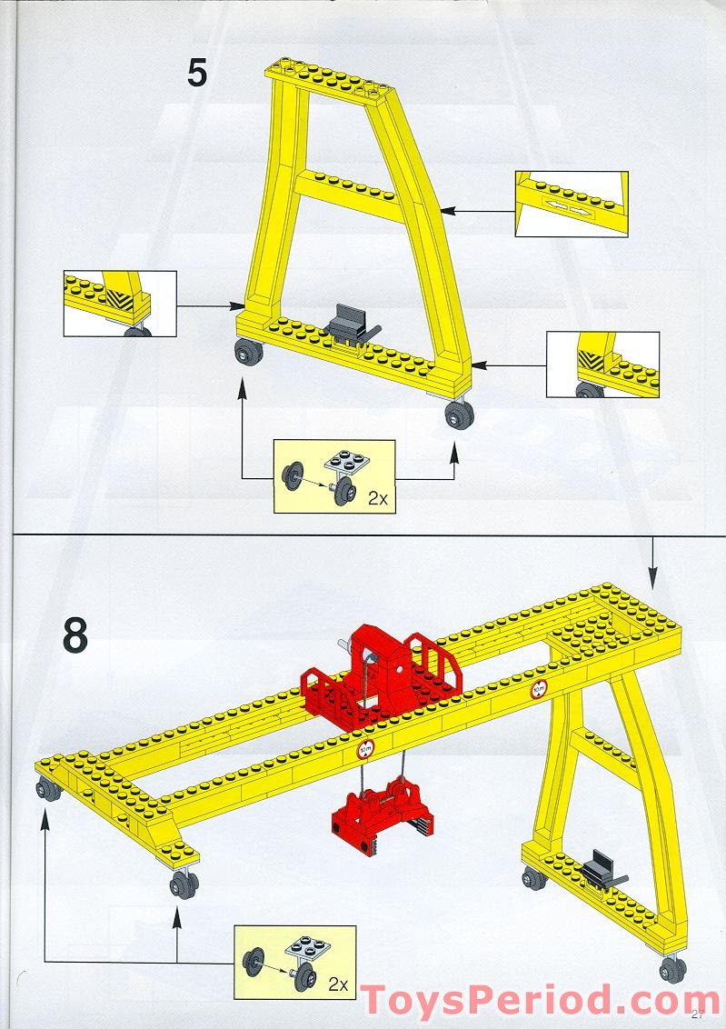 LEGO 4555 Cargo Station Instructions and Parts List