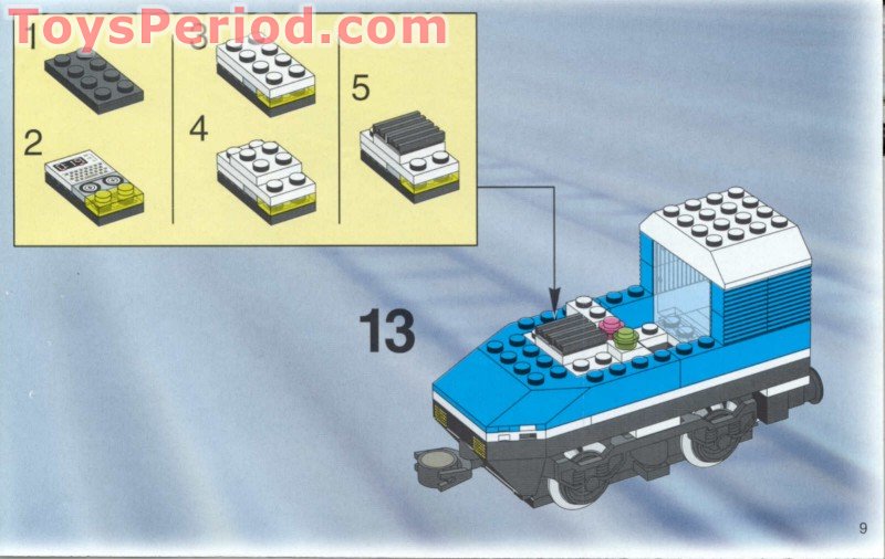 LEGO 4560 Railway Express Instructions and Parts List