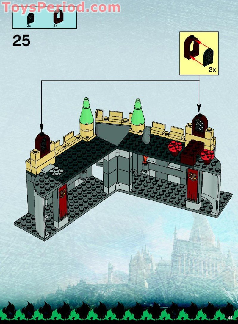 LEGO 5378 Hogwarts Castle (3rd Edition) Instructions and Parts List