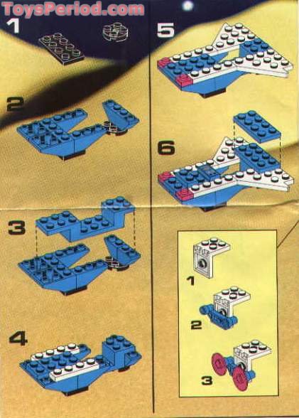 LEGO 6892 Modular Space Transport Instructions and Parts List