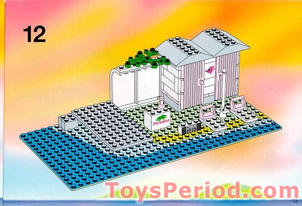 LEGO 6410 Cabana Beach Instructions and Parts List