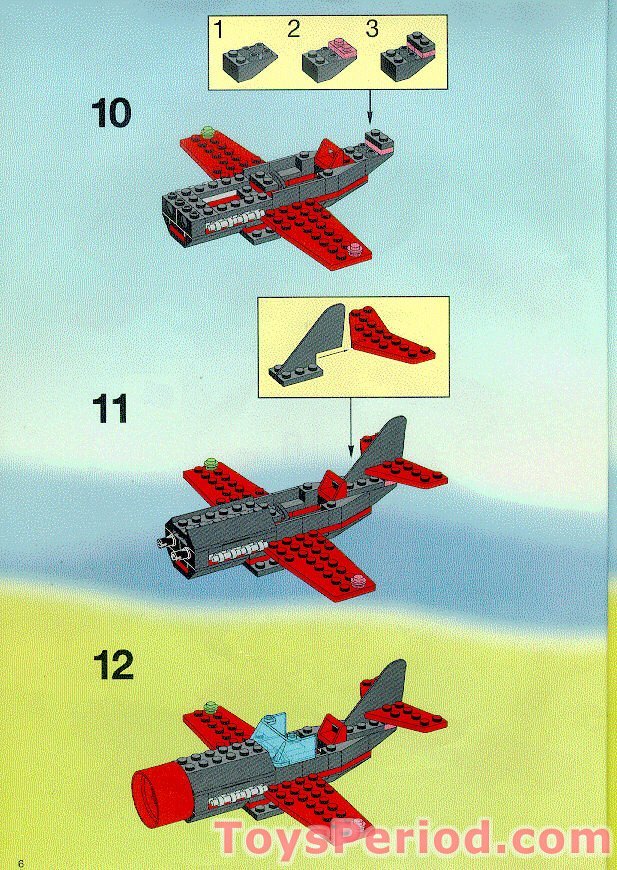 LEGO 6543 Sail 'n' Fly Marina Instructions and Parts List