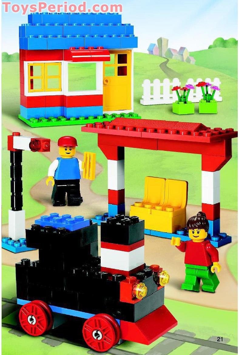 LEGO 7615 Basic Blue Bucket Instructions and Parts List