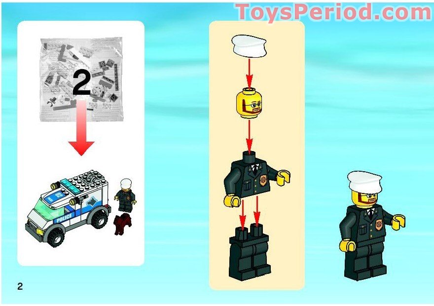 LEGO 7744 Police Headquarters Instructions and Parts List