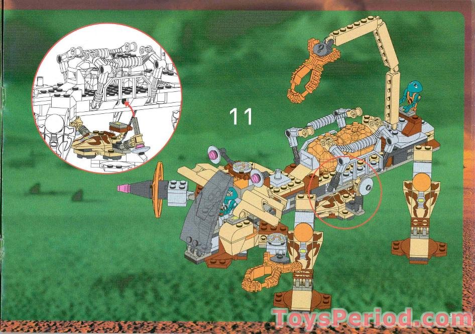 LEGO 7316 Excavation Searcher Instructions and Parts List