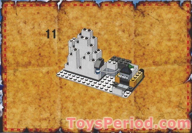 LEGO 7412 Yeti's Hideout Instructions and Parts List