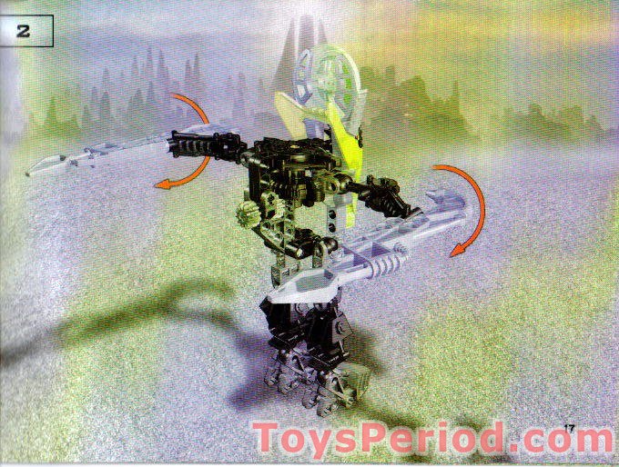 LEGO 8618-1 Vahki Rorzakh Instructions and Parts List