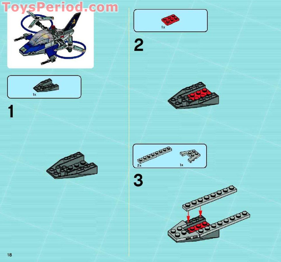 LEGO 8637 Mission 8: Volcano Base Set Parts Inventory and Instructions ...