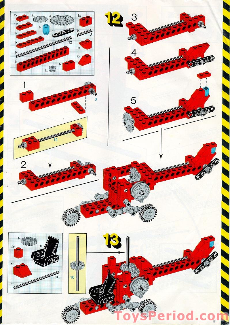 LEGO 8680 Arctic Rescue Base Instructions and Parts List