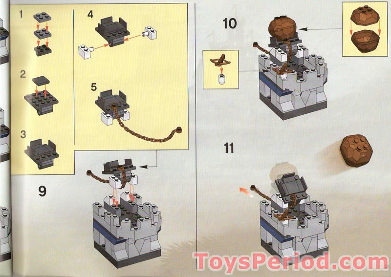 LEGO 8781 Castle of Morcia Instructions and Parts List