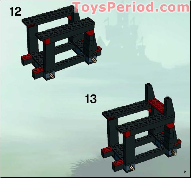 LEGO 8800 Vladek's Siege Engine Instructions and Parts List