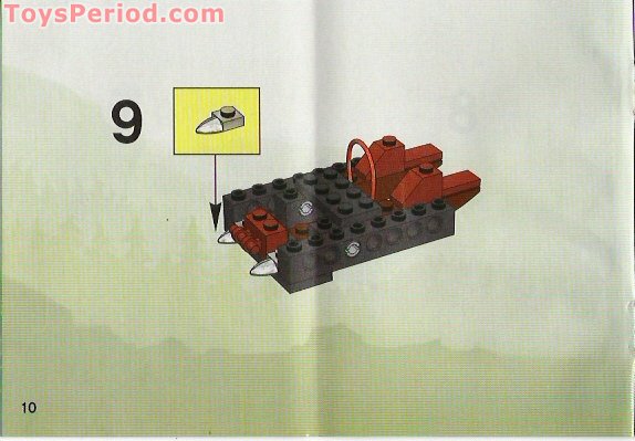 LEGO 8873 Fireball Catapult Instructions and Parts List