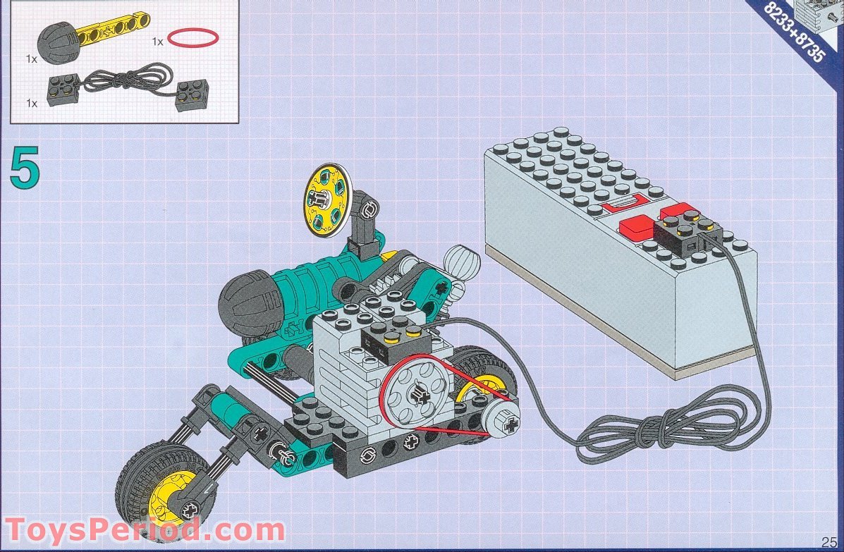 LEGO 8239 Cyber Challenge Instructions and Parts List