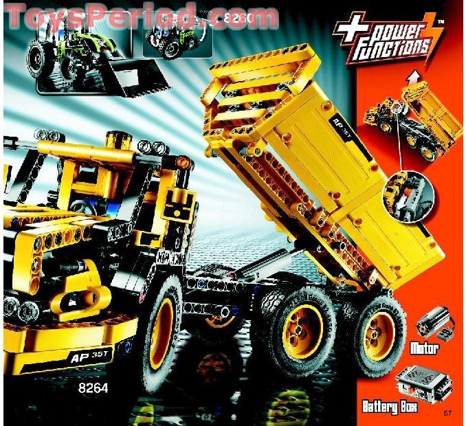 LEGO 8261 Rally Truck Instructions and Parts List