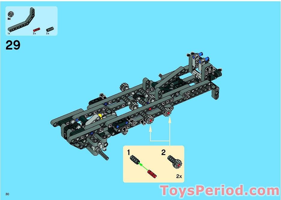 LEGO 8273 Off Road Truck Instructions and Parts List