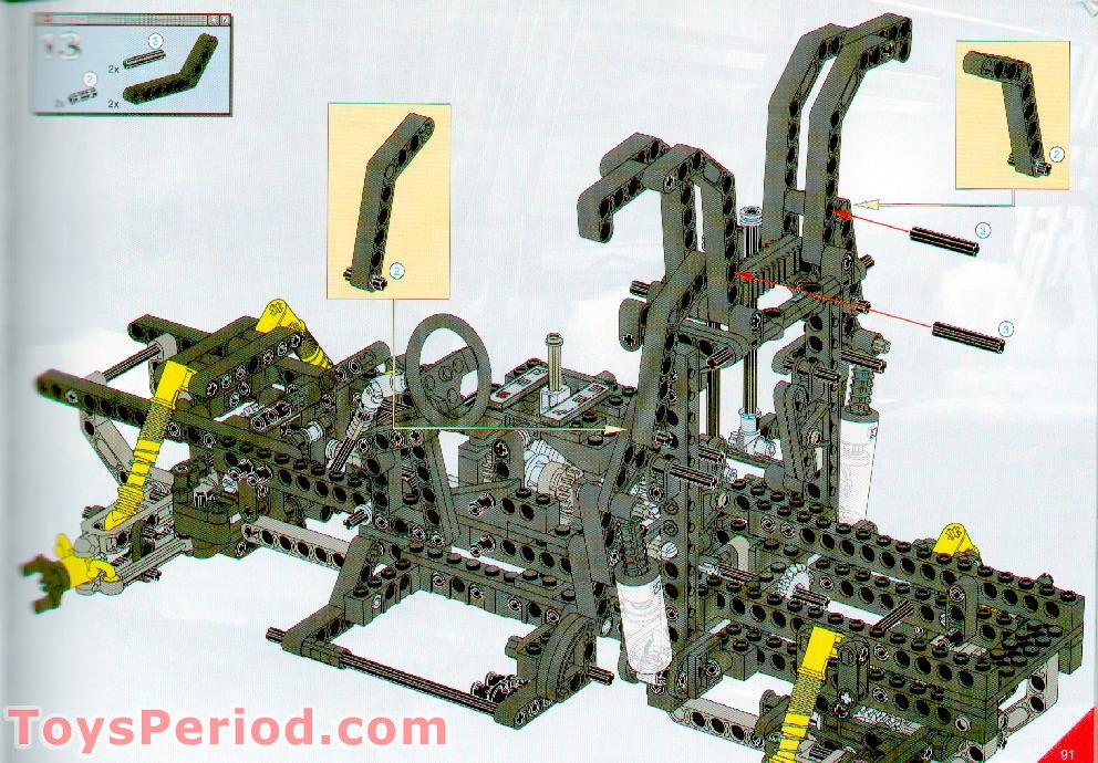 LEGO 8466 4x4 Off Roader Instructions and Parts List