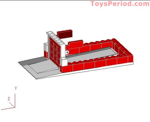 LEGO 236-1 Garage with Automatic Door - White Base and Door Frame ...