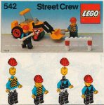 LEGO 542 Street Crew Instructions and Parts List