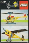 LEGO 852 Multi-Purpose Helicopter Instructions and Parts List