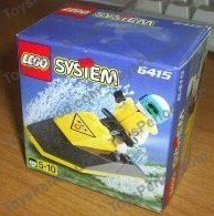 LEGO 6415 Res-Q Jet Ski Instructions and Parts List