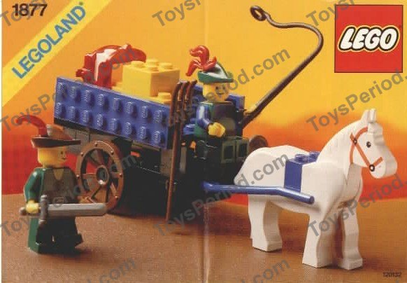 LEGO 1877 Crusader's Cart Instructions and Parts List