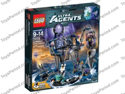 LEGO 70172 AntiMatter's Portal Hideout Set Parts List