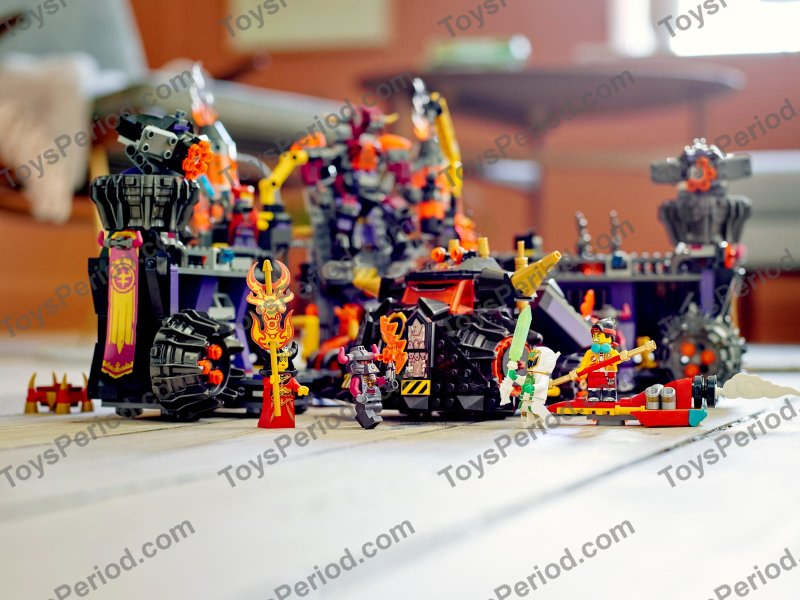 LEGO 80016 The Flaming Foundry Set Parts List