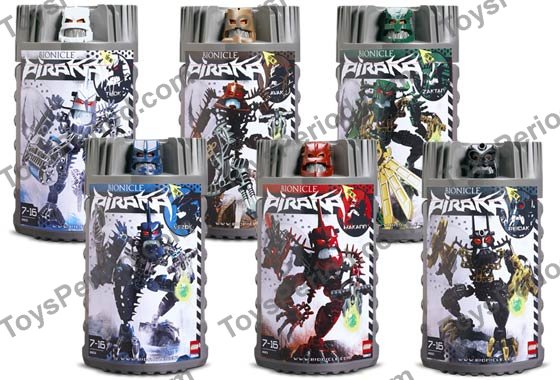 LEGO K8900 Piraka Collection (8900,8901,8902,8903,8904,8905) Set Parts List