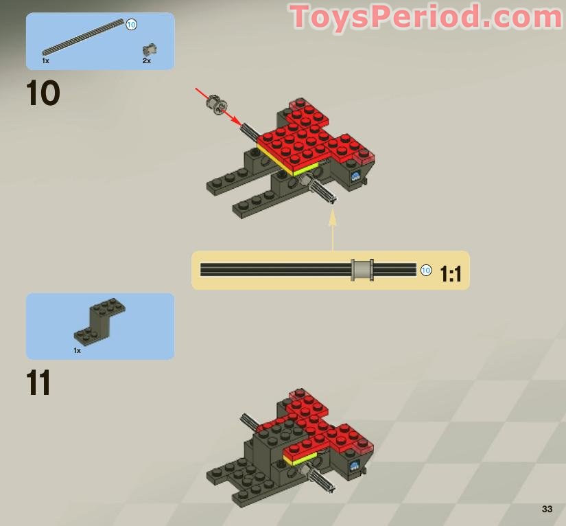 LEGO 8898 Wreckage Road Instructions and Parts List