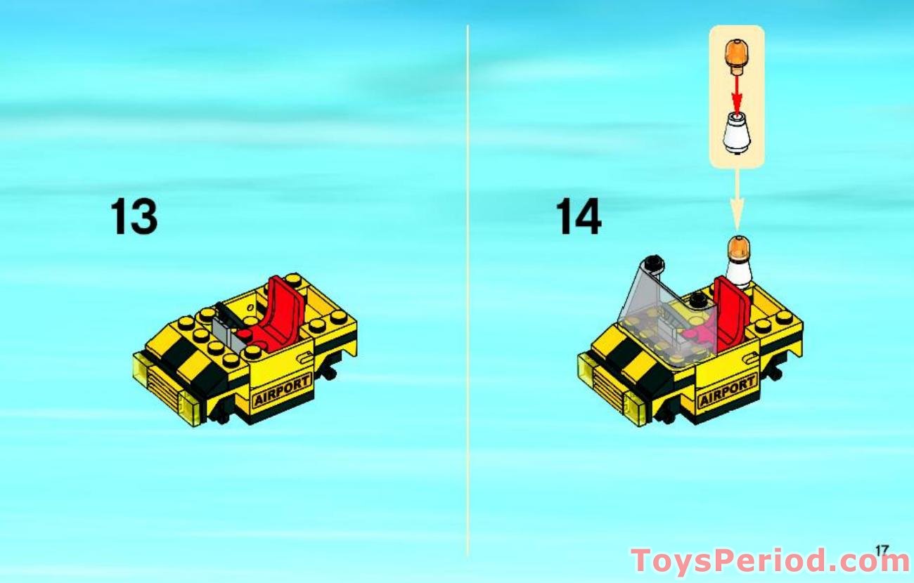 LEGO 3182 Airport Instructions and Parts List