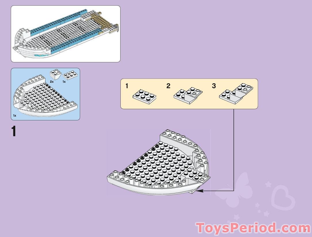 LEGO 41015 Dolphin Cruiser Instructions and Parts List
