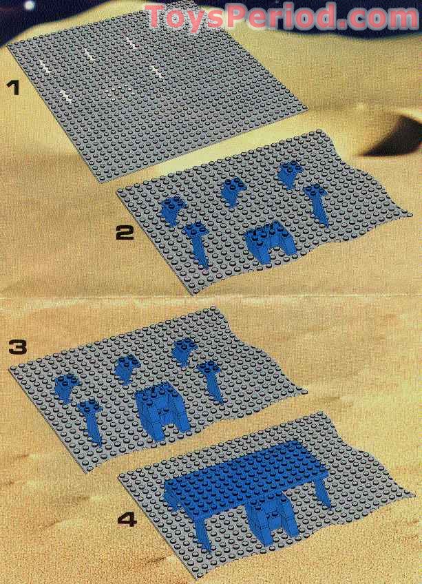 LEGO 493-3 Space Command Center (Craterplate Version) Instructions and ...