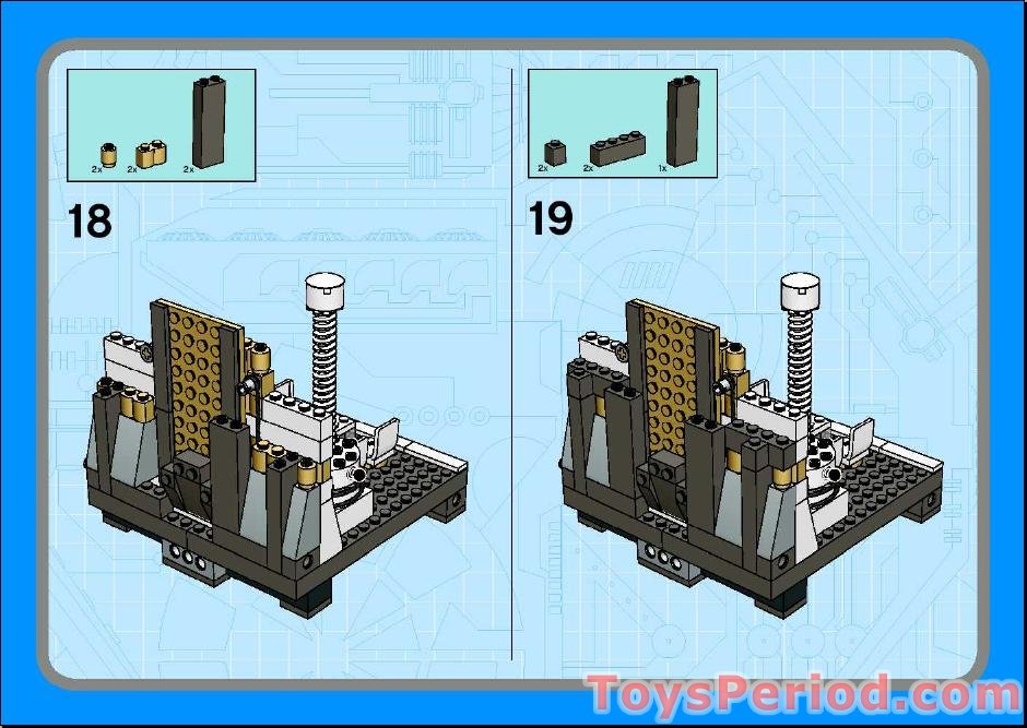 LEGO 10123 Cloud City Instructions and Parts List