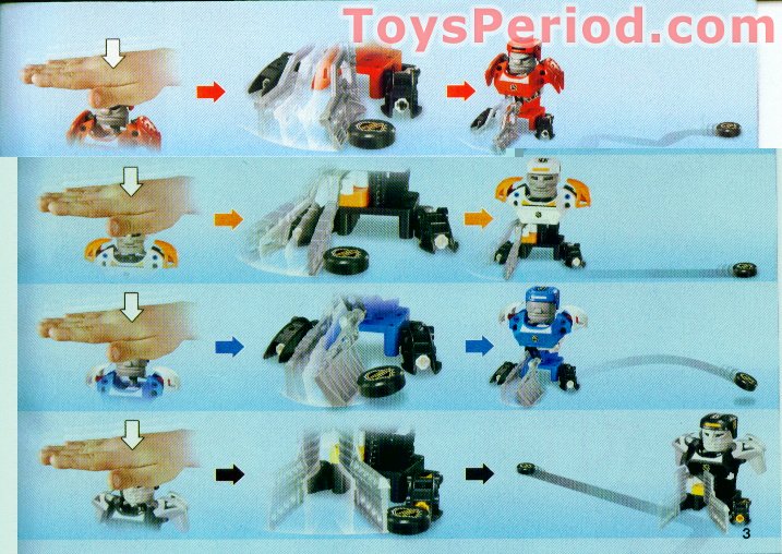 LEGO 3540 Puck Passer Instructions and Parts List