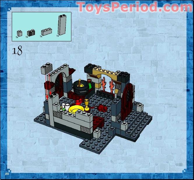 LEGO 4754 Hagrid's Hut (2nd Edition) Instructions and Parts List
