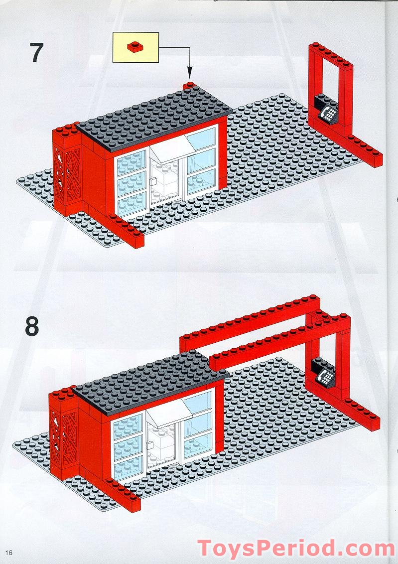 LEGO 4555 Cargo Station Instructions and Parts List